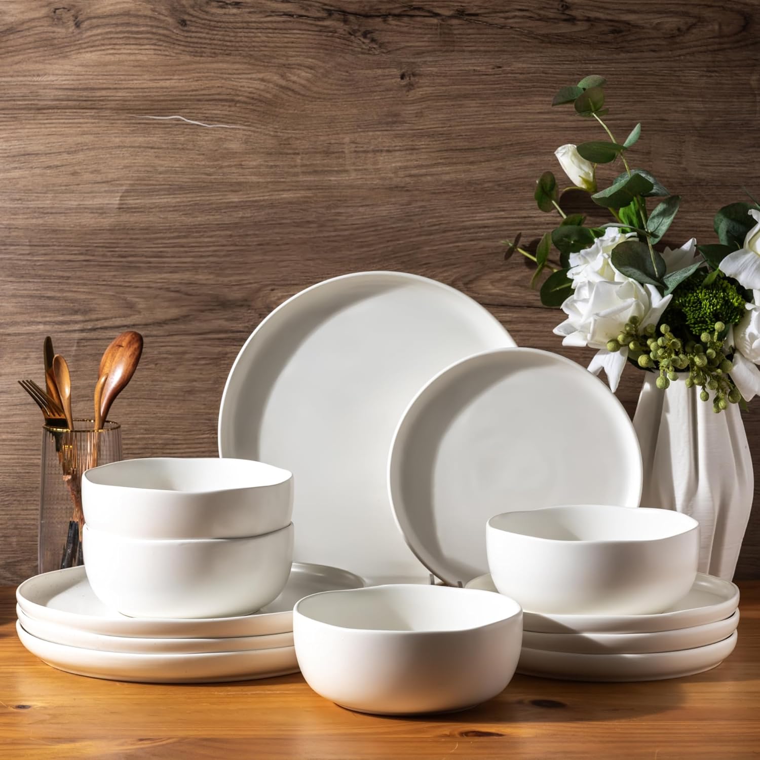 SLUDW065 Dinnerware Set - White – Liling Ceramics